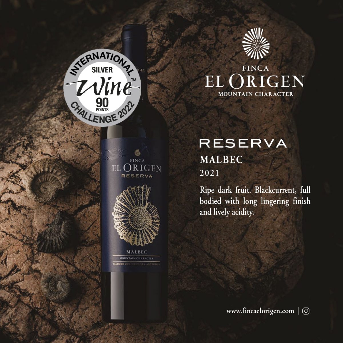 INTELLIGENCE WINE CHALLENGE RESERVA MALBEC 2021 SILVER MEDAL 90 PTS ...